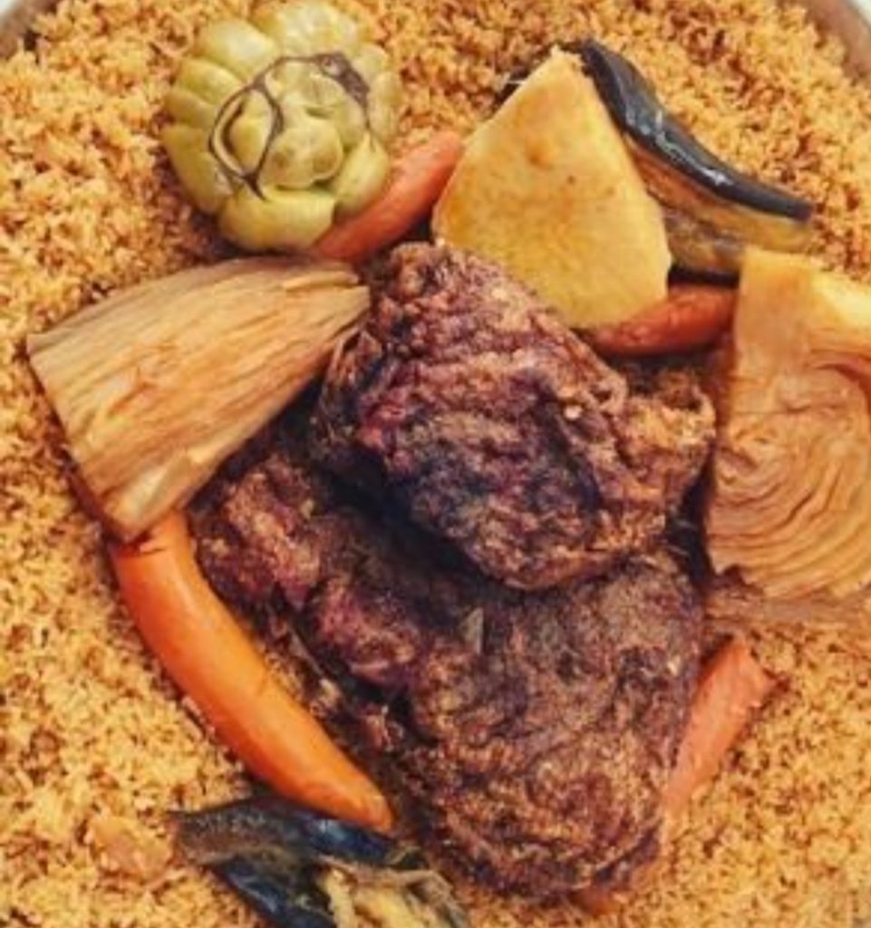 Thieb au poisson 1 personnes ( tilapia) – BVBR – Marché ambulant