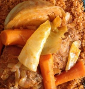 Thieb végétarien 1 personnes (riz rouge et ses légumes) – BVBR – Marché ...